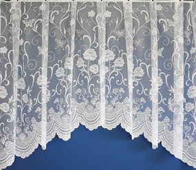 Ervi oblouková záclona 7514 motýl, 180x320 cm