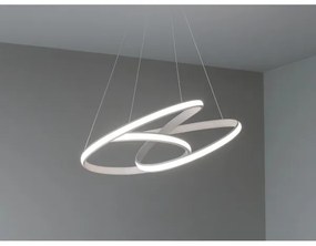 LED Stmívatelný lustr na lanku LED/85W/230V 3000-6500K pr. 49 cm + DO