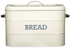 Krémová plechová dóza na chléb Kitchen Craft Nostalgia