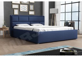Čalouněná postel s úložným prostorem a roštem Nido, Rozměr postele: 140x200, Potah: Victoria 14 869