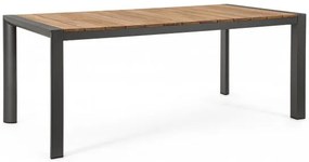 BIZZOTTO Zahradní stůl CAMERON 180x90 cm antracit