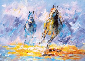 Malvis ® Tapeta Obraz koně Vel. (šířka x výška): 216 x 140 cm