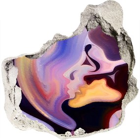 Wallmuralia Díra 3D fototapeta nálepka Abstrakce 75x75 cm