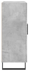 Příborník betonově šedý 69,5 x 34 x 90 cm kompozitní dřevo - Default Title