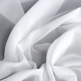 ZÁCLONA NA PÁSCE DEBRA 400X160 CM BÍLÁ