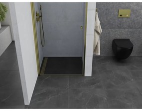 Mexen PRETORIA sprchové dveře ke sprchovému koutu 80 cm, zlatá, 852-080-000-50-00