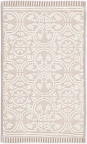 Pip Studio ručníky z bavlněného froté Tile de Pip, khaki (Luxusní ručníky z bavlněného froté v designu Tile de Pip barvě khaki)