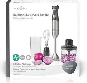 Nedis KAHB400CAL černá / Ruční mixér / Sada 4v1 / 800 W