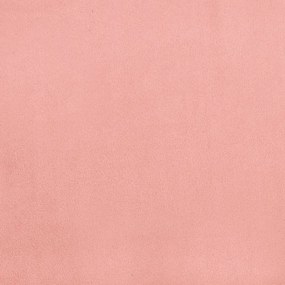 Petromila Taštičková matrace růžová 100 x 200 x 20 cm samet