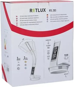RETLUX RTL 203 Stmívatelná LED lampa Qi 6W bílá