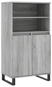 vidaXL Skříň highboard šedá sonoma 60 x 36 x 110 cm kompozitní dřevo