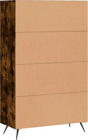 vidaXL Skříň highboard 69,5 x 31 x 115 cm kompozitní dřevo [828273] Barva: šedá sonoma