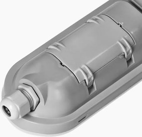LED stropní prachotěsné průmyslové svítidlo ADVITI AD-OP-6125LPM4, 18W 60cm 4000K, IP68, IK08,  ABS