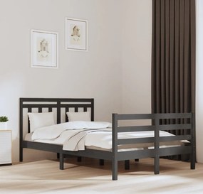 vidaXL Rám postele masivní dřevo 120 x 200 cm [3105312] Barva: Bílá