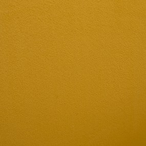 Designové křeslo, žlutá Velvet látka/gold chrom zlatá, EZIO
