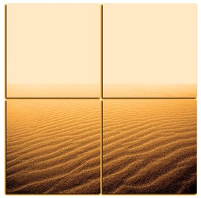 Obraz na plátně - Písek v poušti - čtverec 3127FE (60x60 cm)