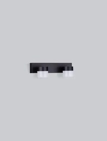 LED černé nástěnné svítidlo Teko 11W