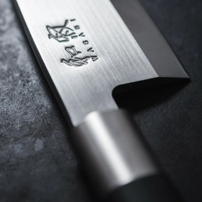 Kai Sada 3 nožů Wasabi Black – univerzální malý, univerzální velký a santoku