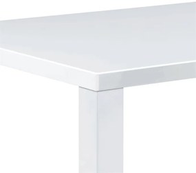 Autronic Jídelní stůl AT-WT vysoký lesk bílý Rozměr stolu: 135 x 80 cm