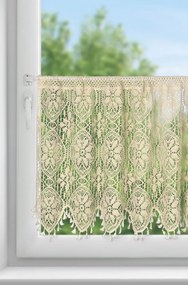 KRÁTKÁ ZÁCLONA NA PÁSCE MOLY 150X60 CM SVĚTLEBÉŽOVÁ