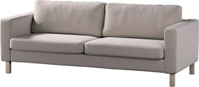 Potah na pohovku IKEA Karlstad, 3-místná, rozkládací barva béžová látka sametová