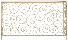 Designová konzole Bellachay 140 cm zlatá