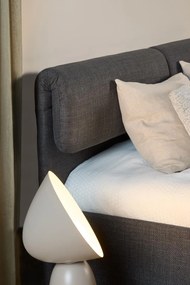 ACTONA GROUP Čalouněná postel CALVI tmavě šedá 140x190 H000024736