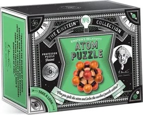 PROFESSOR PUZZLE Dřevěný hlavolam Atom / The Einstein Collection / Obt