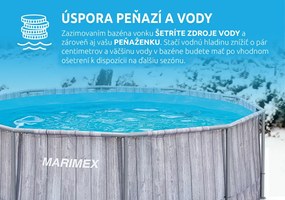 Marimex | Bazén Marimex Florida 3,66x1,22 m se zabudovaným skimmerem - motiv ŠEDÉ DŘEVO | 10340321