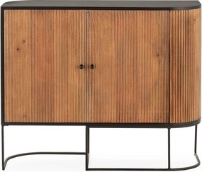 Komoda z mangového dřeva v přírodní barvě 110x90x40 cm Curve – MOME