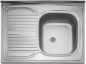 Sinks CLP-D 800 M 0,5mm pravý matný - STSCPM8006005MP