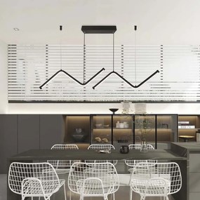 LED Solution Černé závěsné LED svítidlo designové 100cm 12W 6937