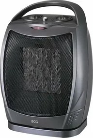 ECG KT 10 černá / Teplovzdušný ventilátor / 1500W / 2 topné stupně