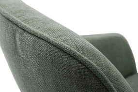 Designová otočná židle Ralayna lesnická zelená
