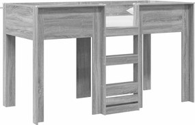 Patrová postel pro děti Šedá Sonoma 75 x 190 cm 3410472