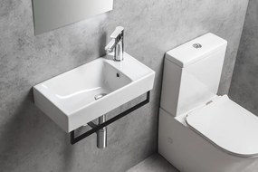 Sapho NUALI keramické umyvadlo 50 x 25 cm pravé bílá TU0122