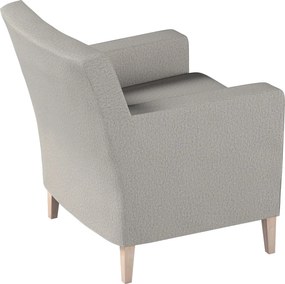 Potah na křeslo IKEA Karlstad barva šedá látka pletený vzor