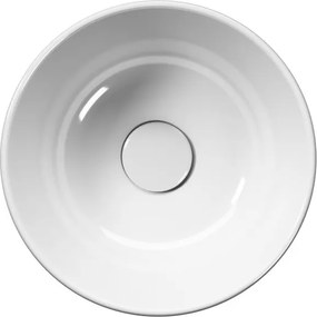 GSI GSI, KUBE X keramické umyvadlo na desku, průměr 32cm, bílá ExtraGlaze, 943511