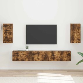 Sestava TV skříněk 5 ks Kouřový dub Kompozitní dřevo 3409074