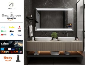 Zrcadlo do koupelny s LED osvětlením M17 premium