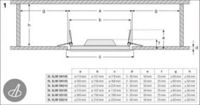 LED podhledové svítidlo LEDVANCE Slim Round 155mm 12W/3000K teplá bílá