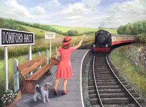 RAVENSBURGER Puzzle Zastávka na požádání / 500 dílků / 49 × 36 cm
