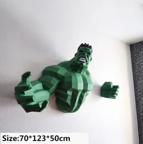 Papírové 3D puzzle Avengers 70 cm Varianta: Hulk