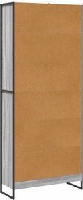 Knihovna 80 x 30 x 189,5 cm Kompozitní dřevo Šedá Sonoma 3403013