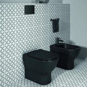 Ideal Standard Tesi WC sedátko se SoftClose, černá mat T3527V3