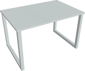 Kancelářský pracovní stůl Hobis USO 1200, bílá RAL 9016, deskabuk