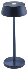 Stolní lampa LED Zafferano Sister Light s dobíjecí baterií, modrá