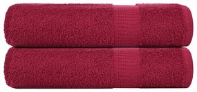 Ručníky FROGN 2 ks bordó 50x100 cm 360 g/m² 136734