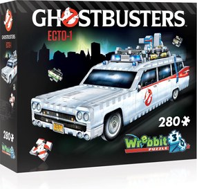 3d puzzle wrebbit 3d puzzle auto ghostbustersecto-1, 280 dílků