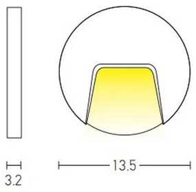Zambelis E183 - LED Venkovní schodišťové svítidlo LED/3W/230V IP54 antracit